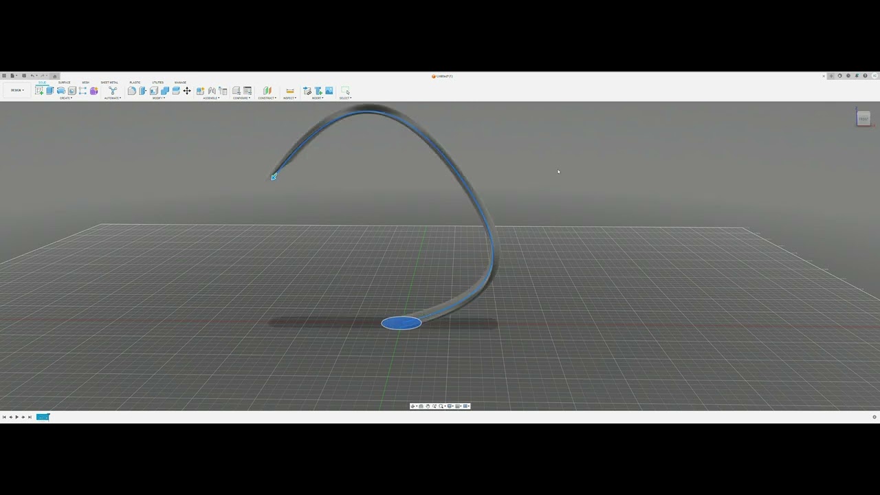 How to use the sweep function in Fusion 360 - YouTube