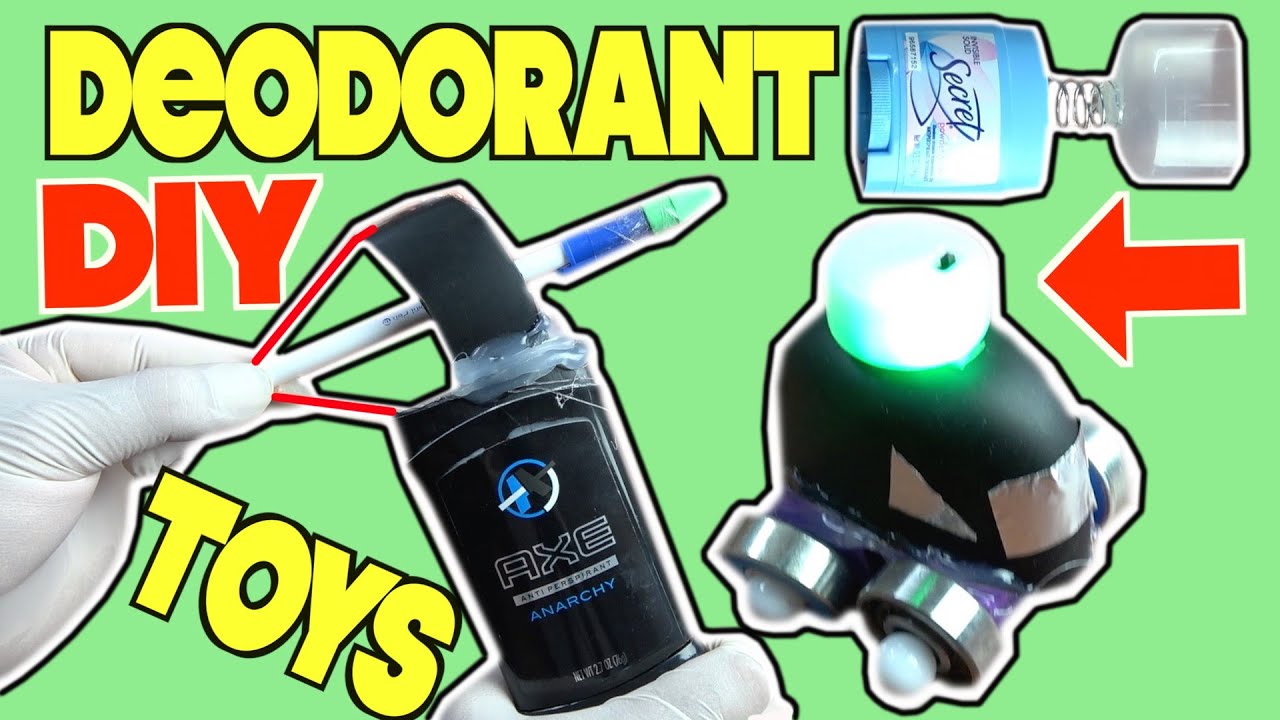 3 Fun Toys You Can Make With a Deodorant - YouTube