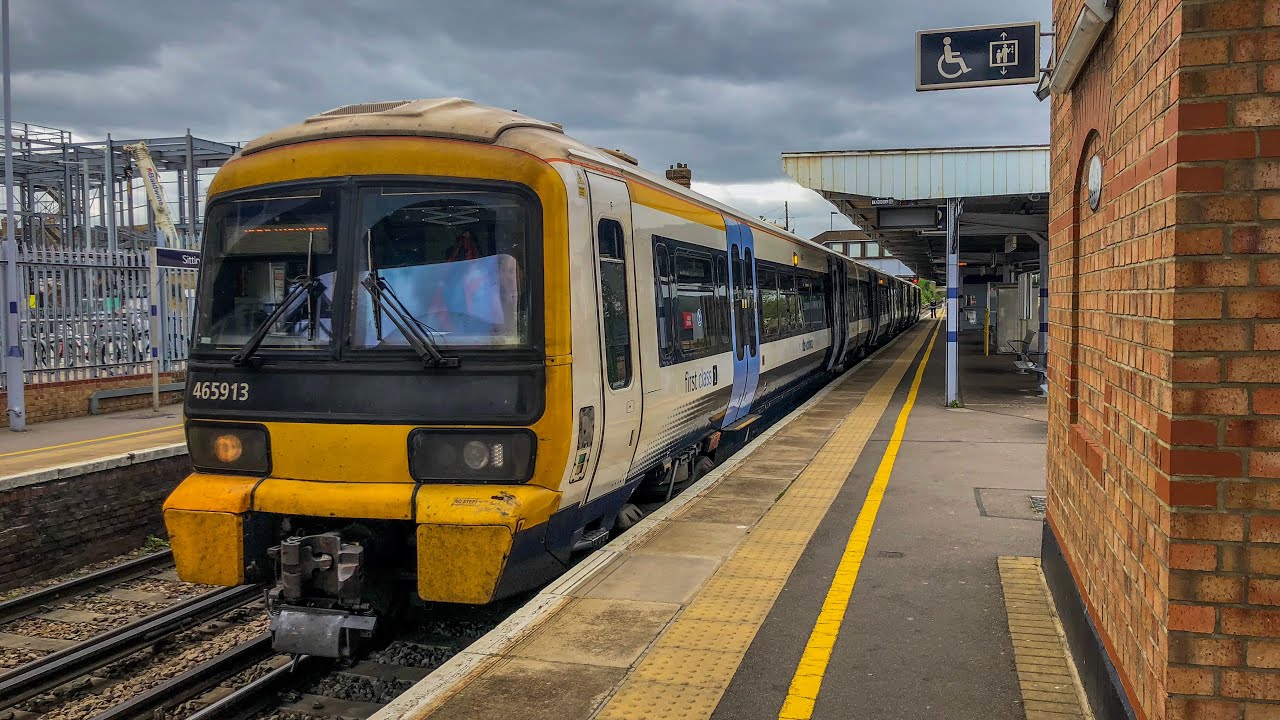 SouthEastern Networker Class 465 913 Departing Sittingbourne for Dover ...