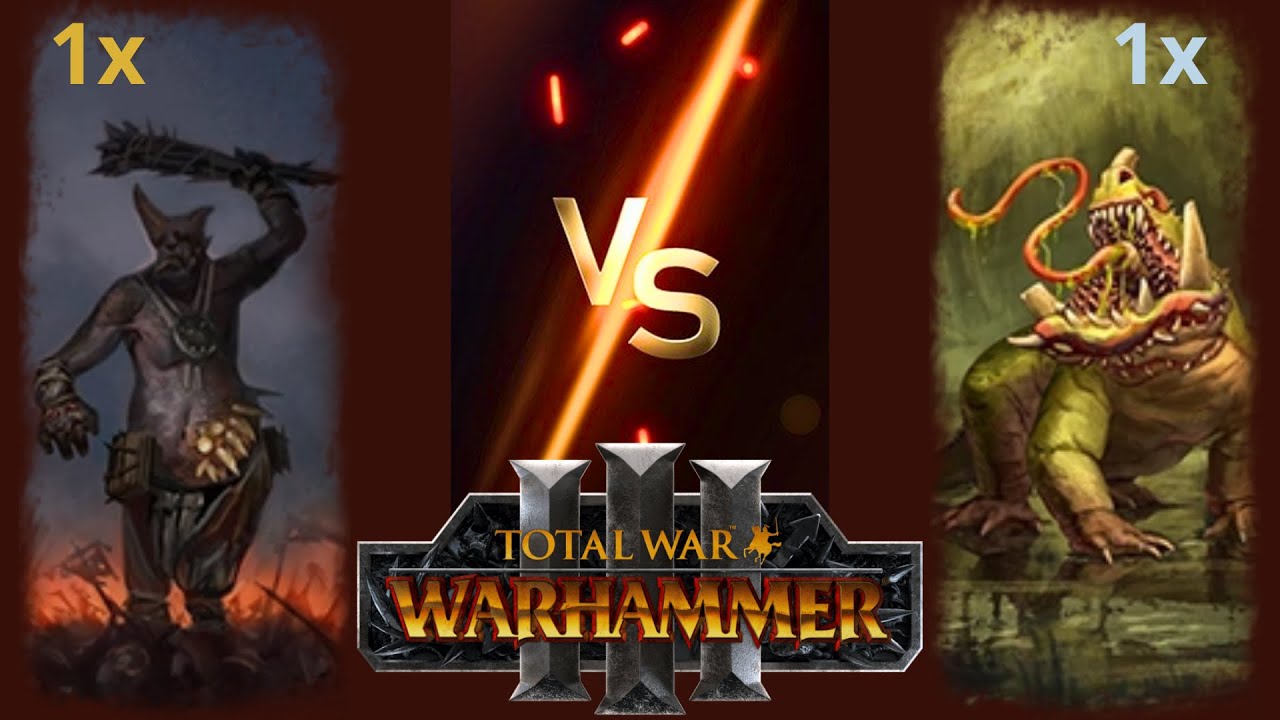 Can Chaos Giant Beat Toad Dragon in Total War: Warhammer 3? - YouTube