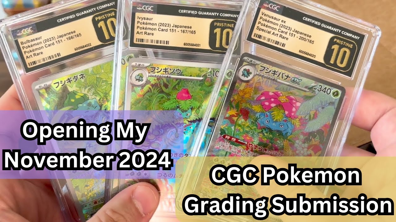 CGC Pokemon Card Grading Submission Reveal! November 5th. #pokemoncards ...