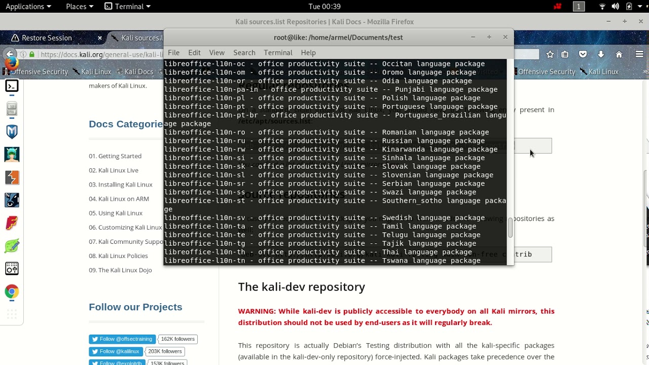 installation des paquets sous linux - YouTube