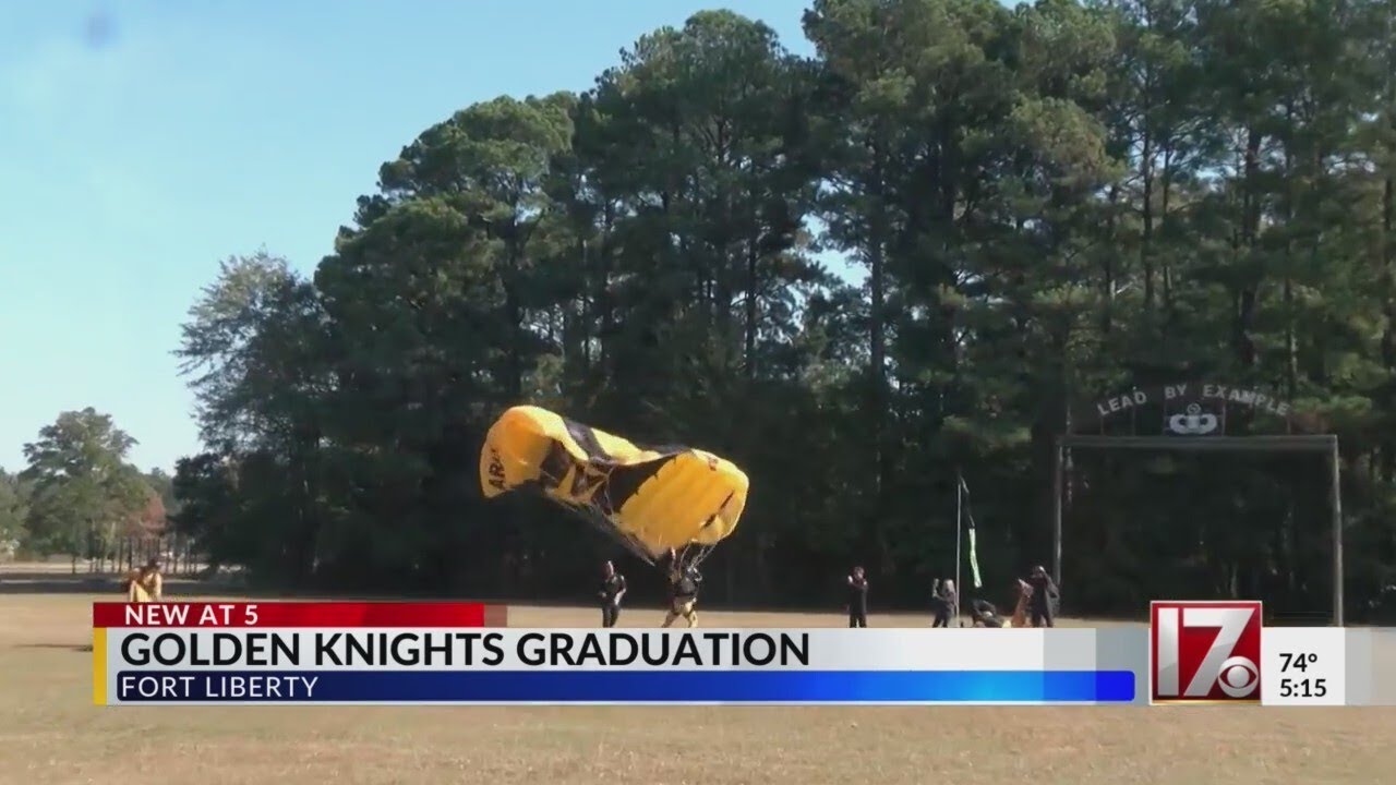 Golden Knights graduation at Fort Liberty - YouTube