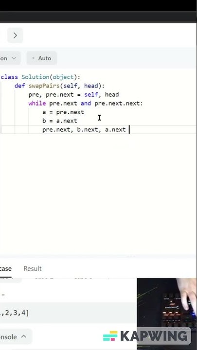 Leetcode 24 Swap Nodes In Pairs Python Leetcode Python Shorts Pythonprogramming Code