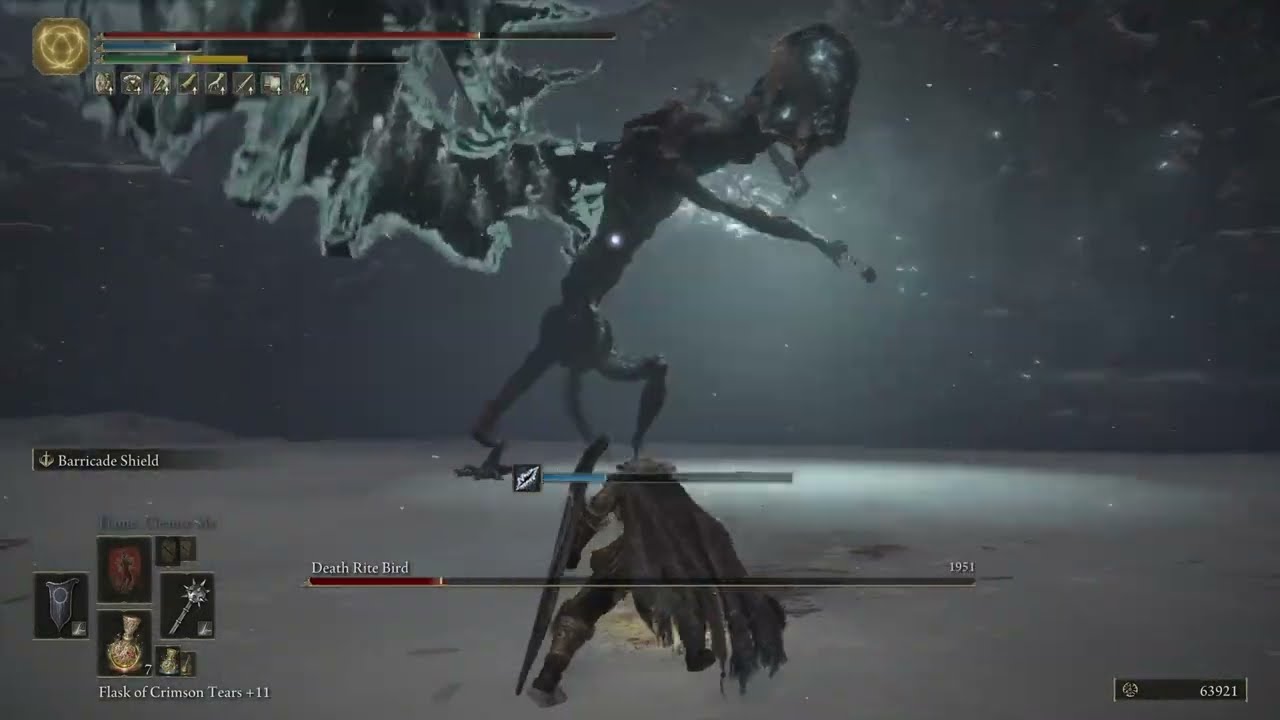Elden Ring - Death RIte Bird (Consecrated Snowfield) - YouTube