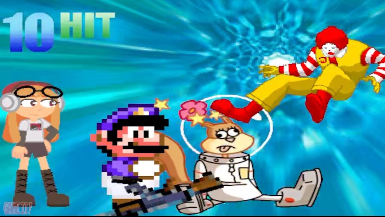 SMG4 TEAM UP WITH MEGGY VS MUGENS IN SURVIVAL MODE - YouTube