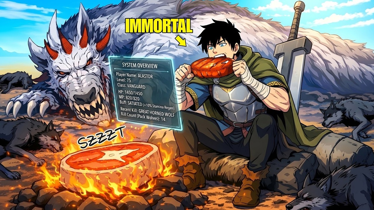 He Eats Monster Meat to Gain Immortality and SSS-Class Items | Manhwa ...