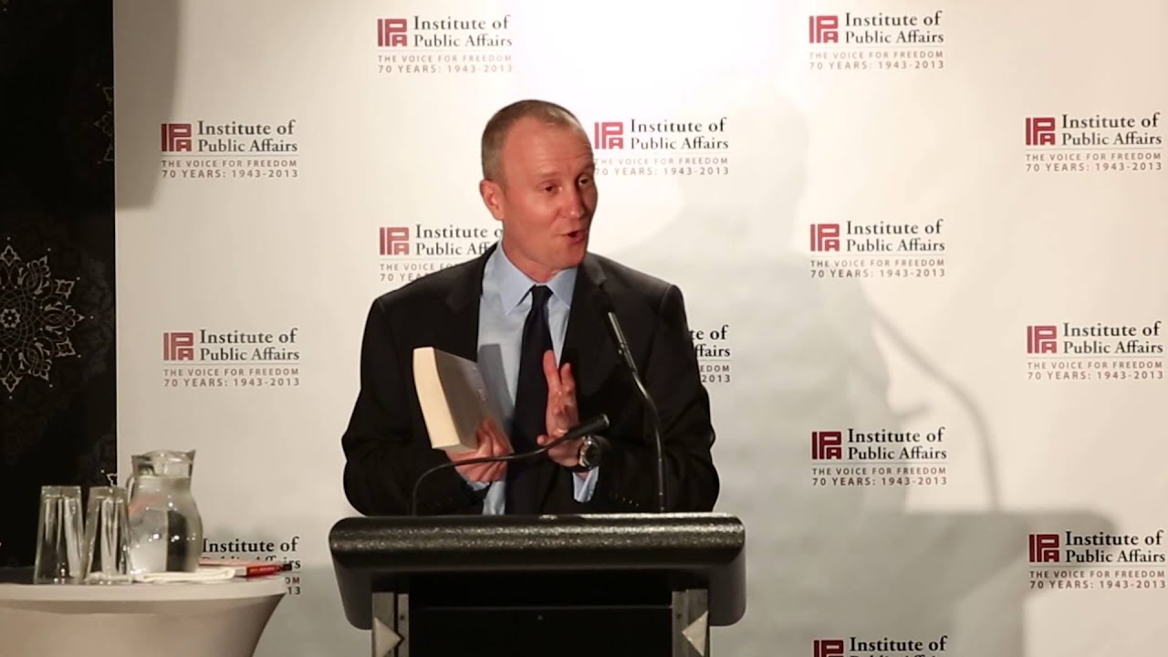 John Roskam speaks at the launch of 'When We Were Young and Foolish ...
