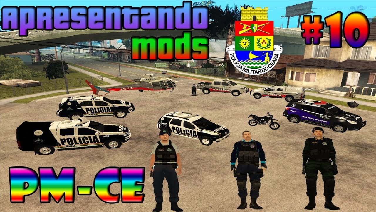 Apresentando Mods #10 |GTA San Andreas - PC | Pack PM-CE | Viaturas E Skins Da Policia Militar ...