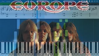 Europe - Tomorrow [Piano Tutorial | Sheets | MIDI] Synthesia Chords ...