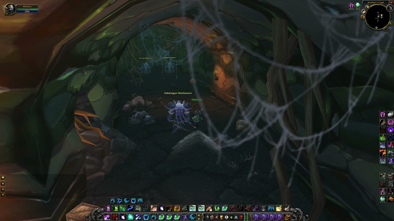 Akama Location (@Warden's Cage, Shadowmoon), WoW TBC - YouTube