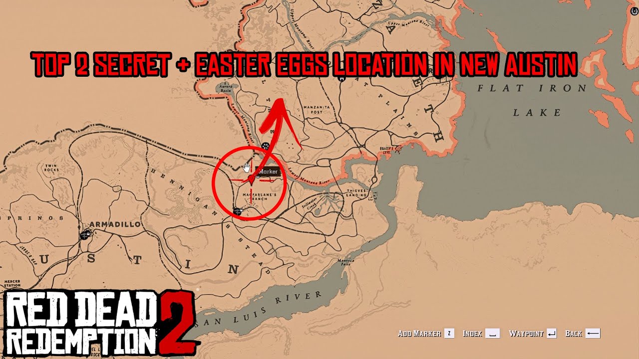 Top 5 Secret & Easter Eggs Location In New Austin - Red Dead Redemption ...