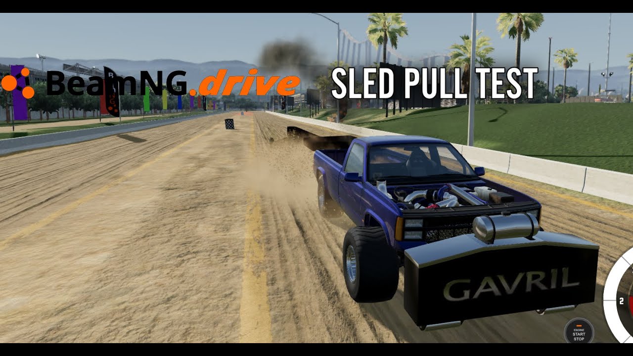 Sled Pull Showdown: Testing Strength in BeamNG.drive! - YouTube