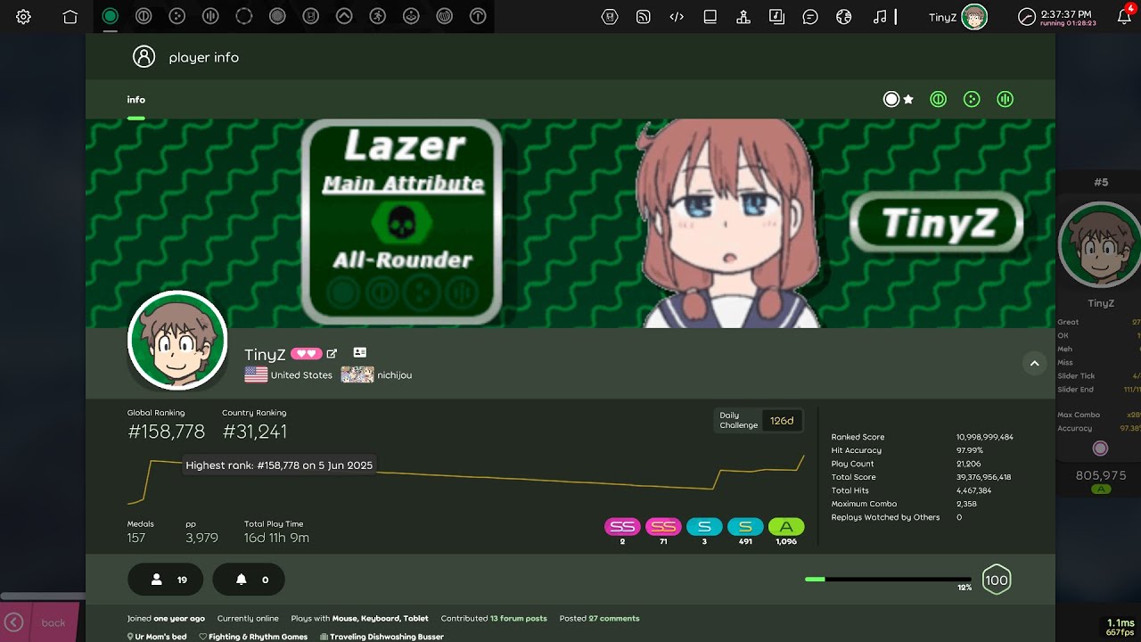 Back out of the gutter baby! 5-digit here I come. - YouTube