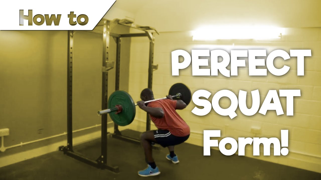 How To Do A Squat Properly With Good Squat Form - YouTube