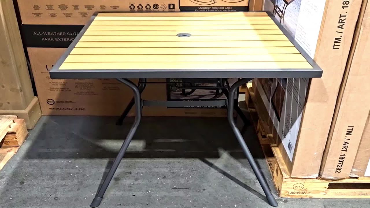SUNVILLA 34 IN COMMERCIAL FAUX WOOD TABLE Shop with us at Costco ...
