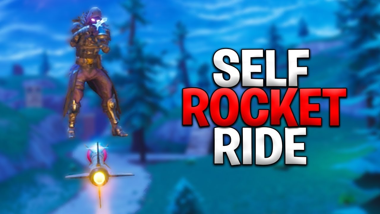 Rocket Riding Myself To Victory! Fortnite Battle Royale - YouTube
