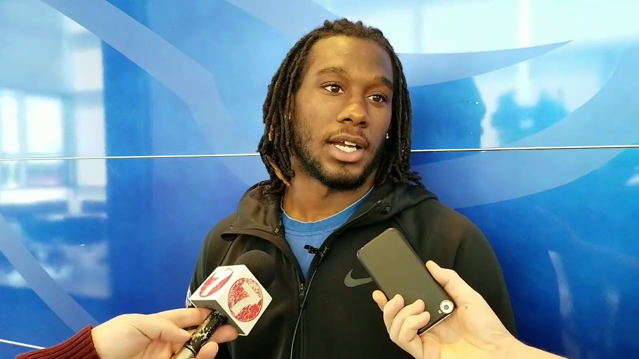 10/18/17 interview with Boise State running back, Alexander Mattison ...