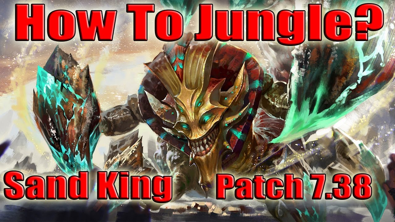 DoTa 2 How To Jungle Sand King Patch 7.38 iRG - YouTube