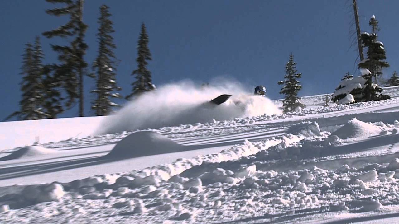New Slow- motion Deep Powder Snowmobile video. - YouTube