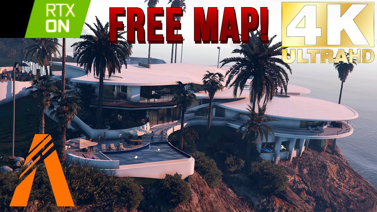 Free Mansion for GTA V! MLO FiveM 10880 Malibu Point Tour (Tony Stark ...