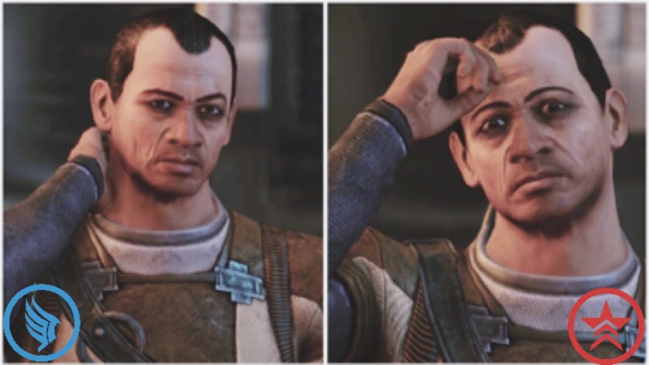 Mass Effect legendary Edition - Paragon Vs Renegade - YouTube