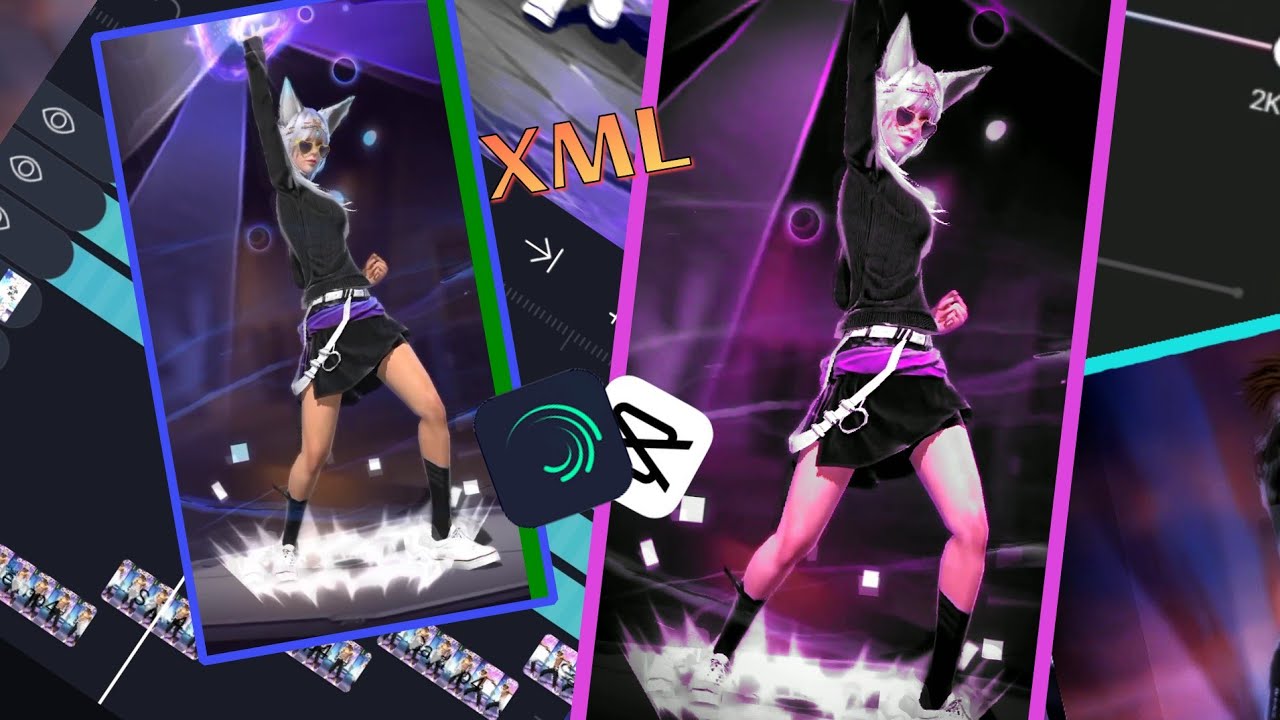 Soft Red Glow Editing Tutorial Alight Motion | CC XML | New Trend Video ...