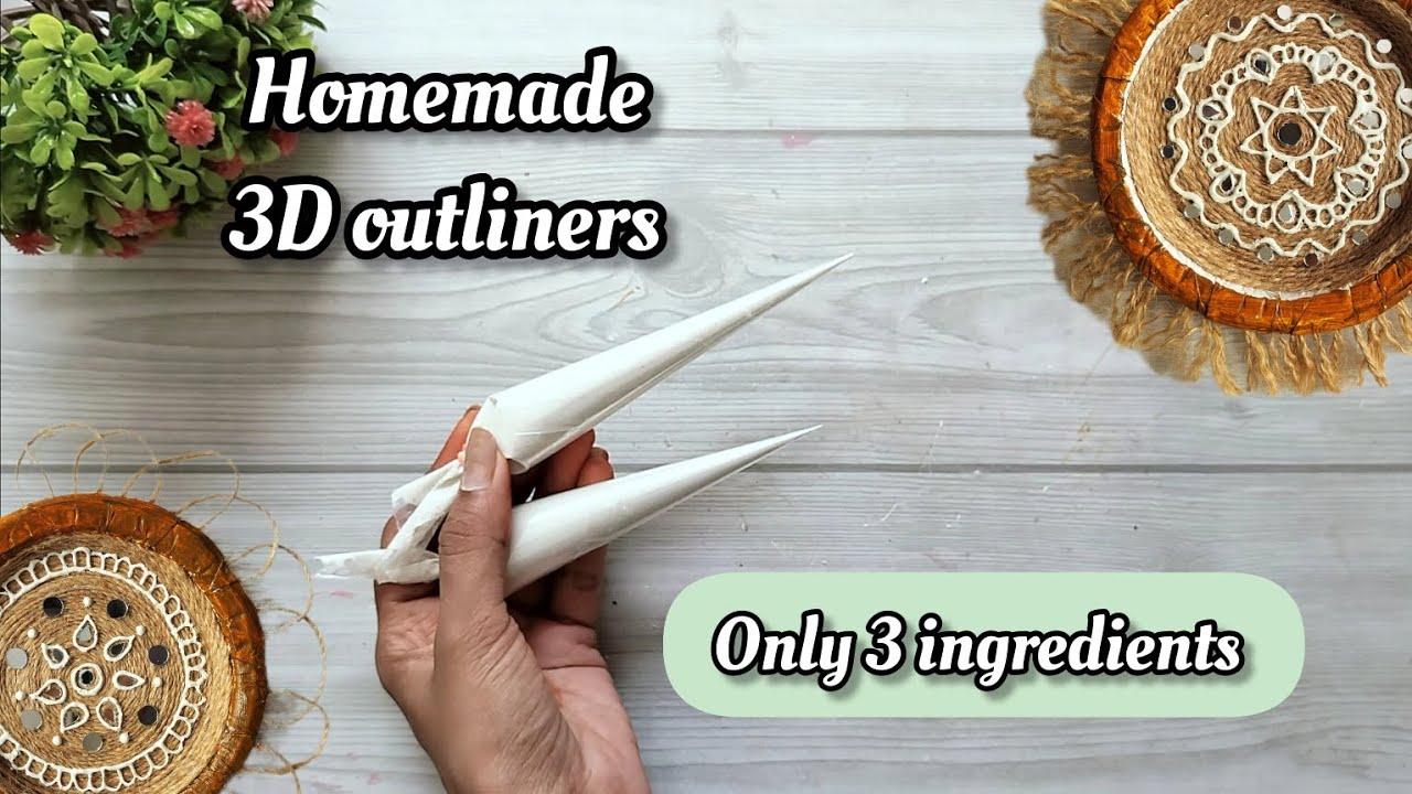 Homemade 3D Outliners ideas | 3D Outliner Ideas With Only 3 Ingredients ...