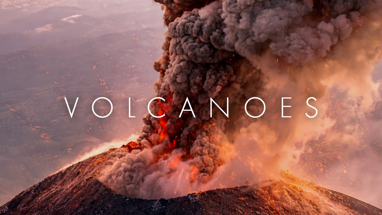 Volcanoes 4K Drone Footage | Lava Eruptions Craters Aerial - YouTube