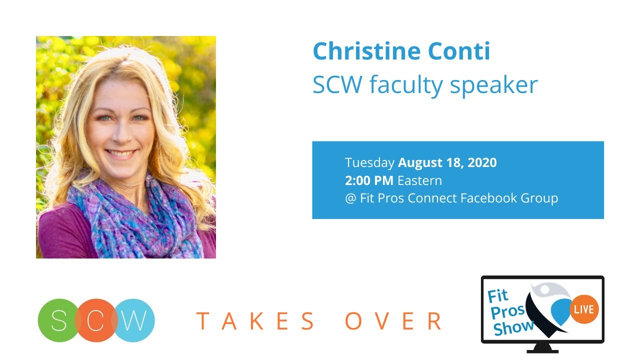 Meet Christine Conti from SCW Fitness Education - YouTube