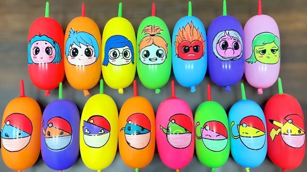 Balloons Slime Making Slime With Funny Balloons - Satisfying Slime ...