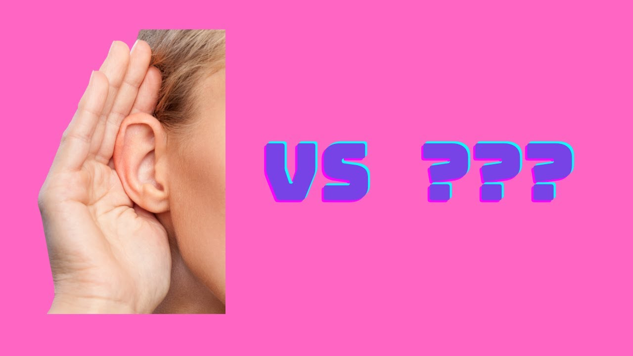 English | Homophones | Hear vs Here - YouTube