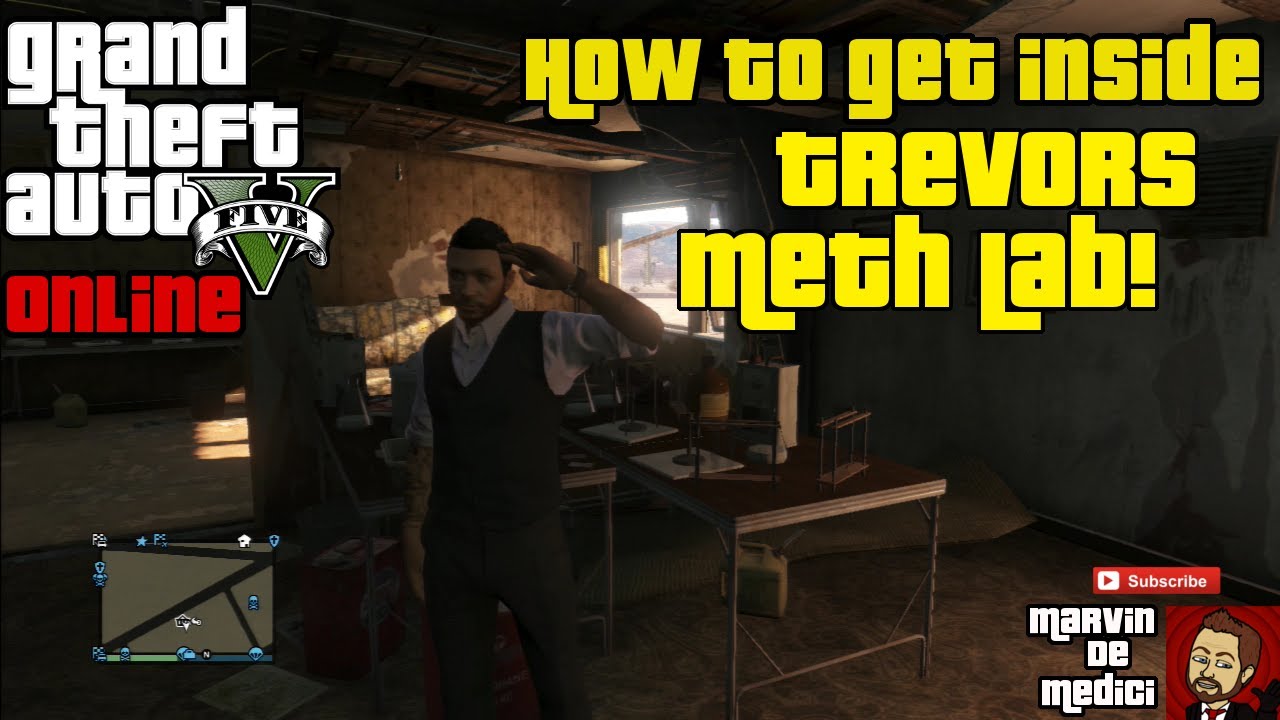 Grand Theft Auto 5 Online-How To Get Inside Trevor´s Meth Lab! - YouTube