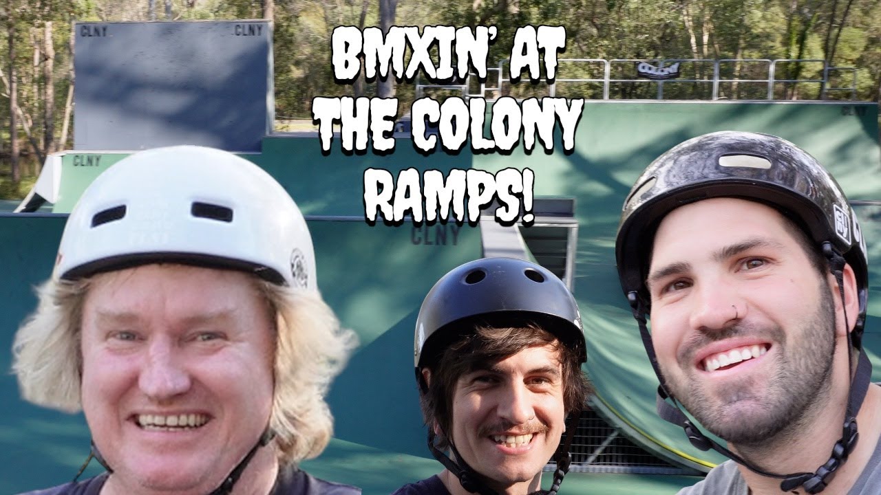 BMXIN' AT THE COLONY RAMPS! - YouTube