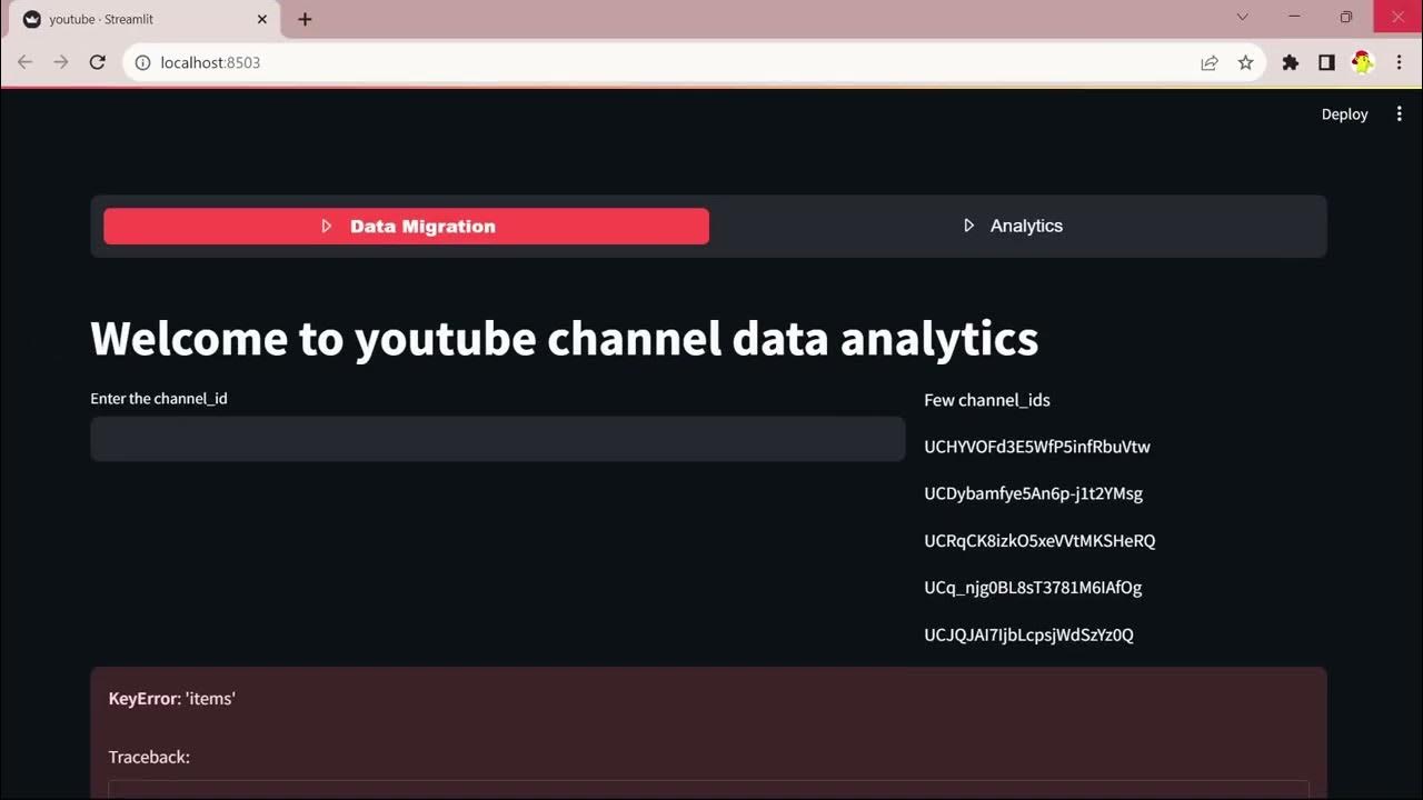 YouTube Data Harvesting and Warehousing using SQL MongoDB and Streamlit - YouTube