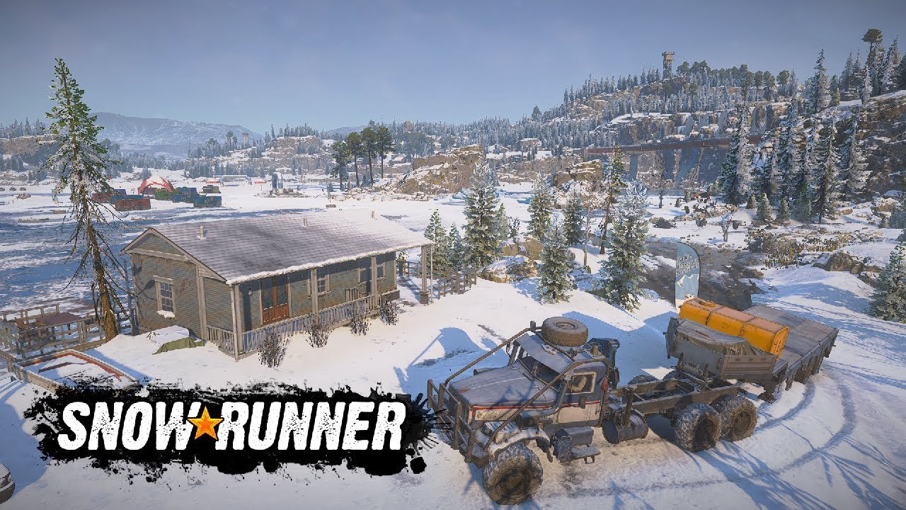 #34【ケベック】「リビエレ湖」のタスク② / SnowRunner "Quebec" gameplay【スノーランナー】 - YouTube