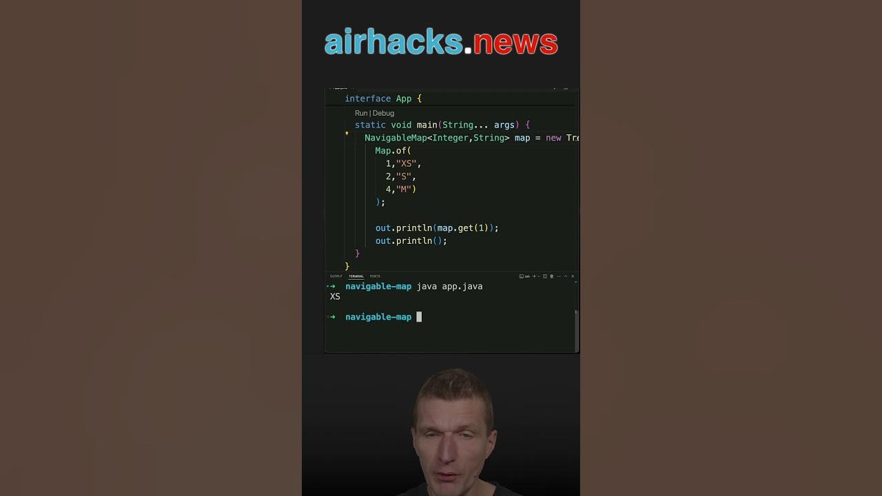 NavigableMap--Almost a Database #java #shorts #coding #airhacks - YouTube