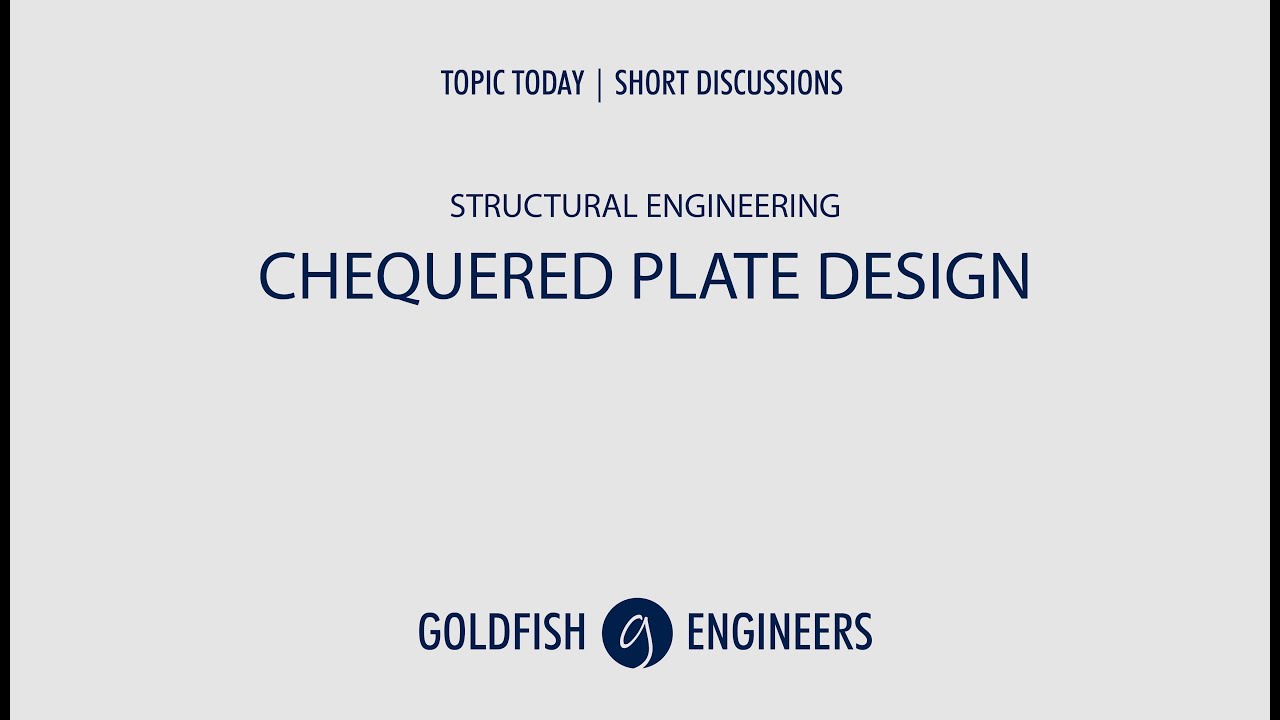 Chequered Plate Design | Short Discussions - YouTube