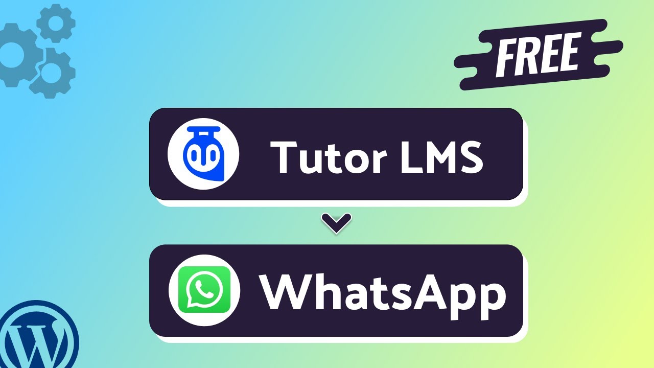 Integrating Tutor Lms With Whatsapp Step By Step Tutorial Bit Integrations Youtube