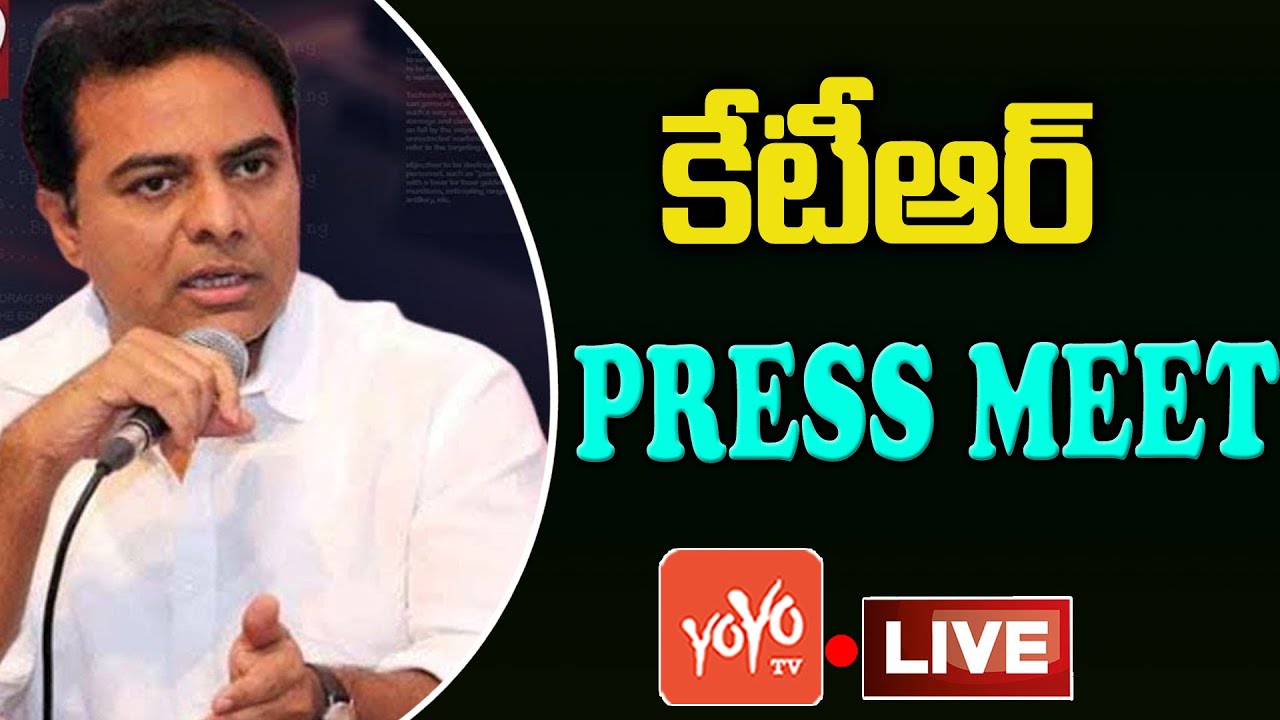 KTR LIVE : Minister KTR Press Meet | Telangana Bhavan Live | BRS Party ...