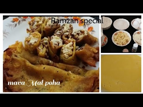 How to make malpua ||mava Mal poha recipe ||malpua in my style - YouTube
