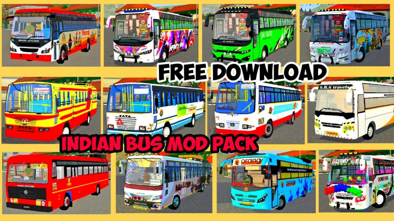 indian bus mod pack for bussid|Indian bus mod in bus simulator ...