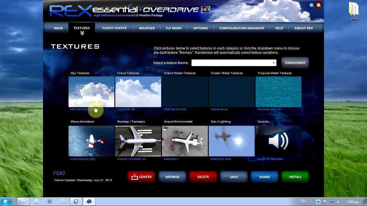 My Flight Simulator X and Real Environment Extreme settings - YouTube
