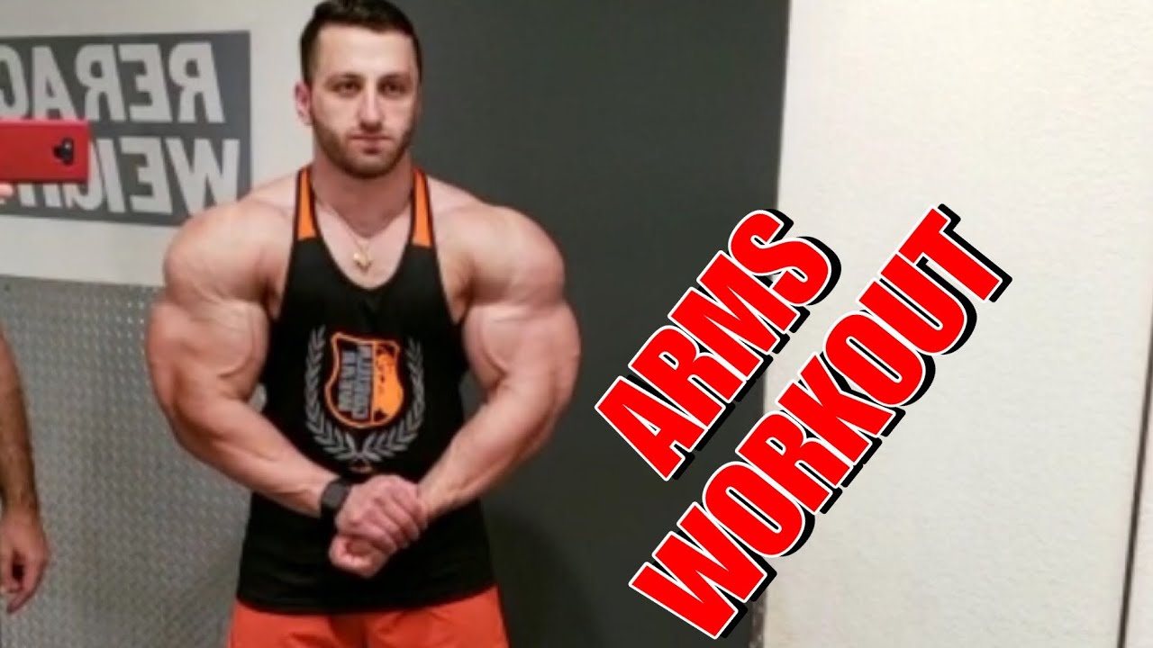 6 weeks out from 2019 Olympia | arms workout - YouTube