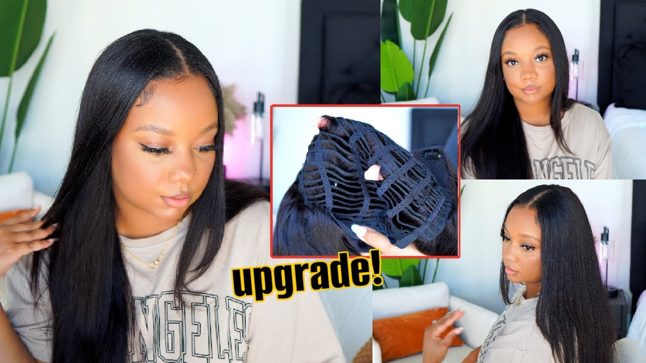 NO MORE WIG CAP EVER!!UPGRADED V-PART |New Breathable ROSE NET Body ...