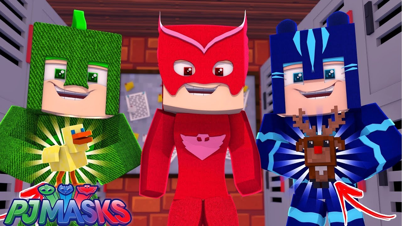 Minecraft: PJ MASKS O DIA DE MOSTRA E CONTA !! Ep.26 ‹ LOBINHO › - YouTube