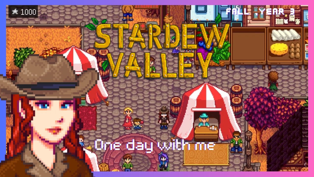 One day with me [Stardew valley Fall, Year 3] - YouTube