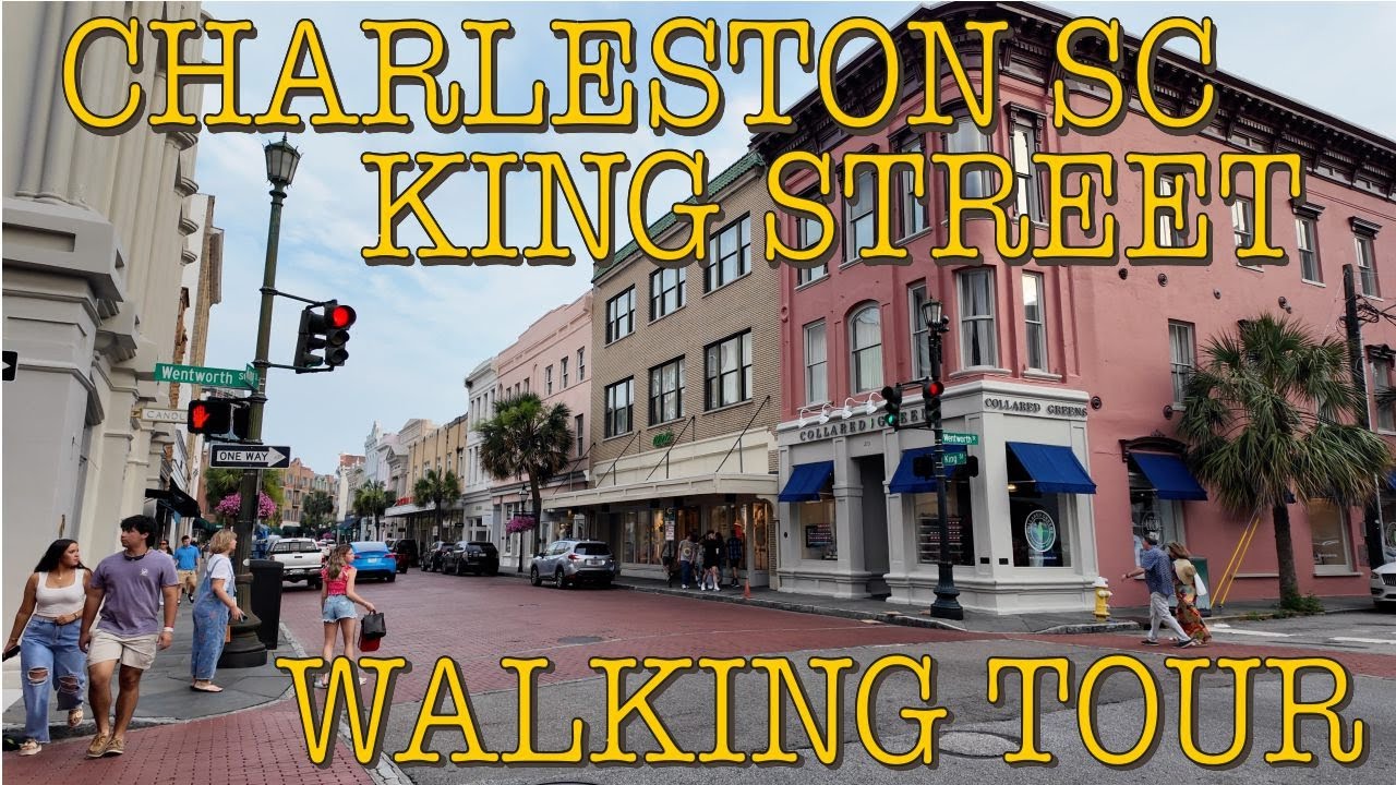 🇺🇸 [4K] Charleston South Carolina King Street Walking Tour/ Walking ...