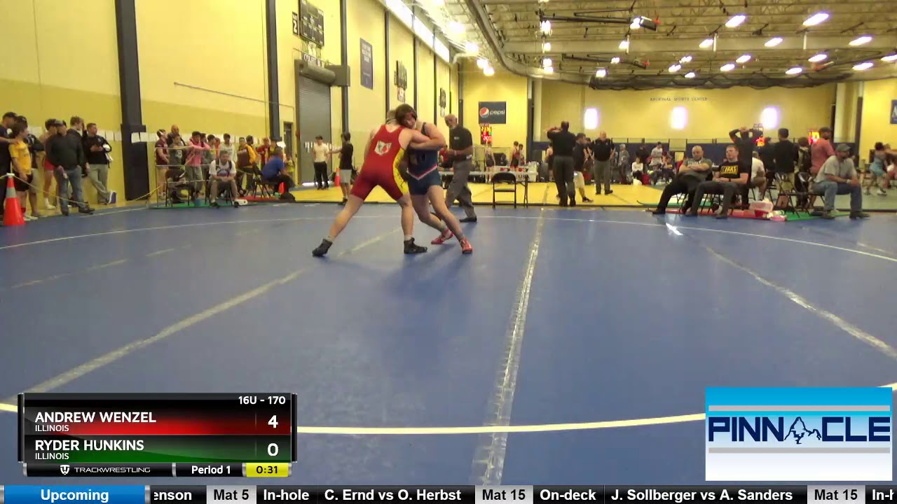 16U 170 Andrew Wenzel Illinois Vs Ryder Hunkins Illinois - YouTube