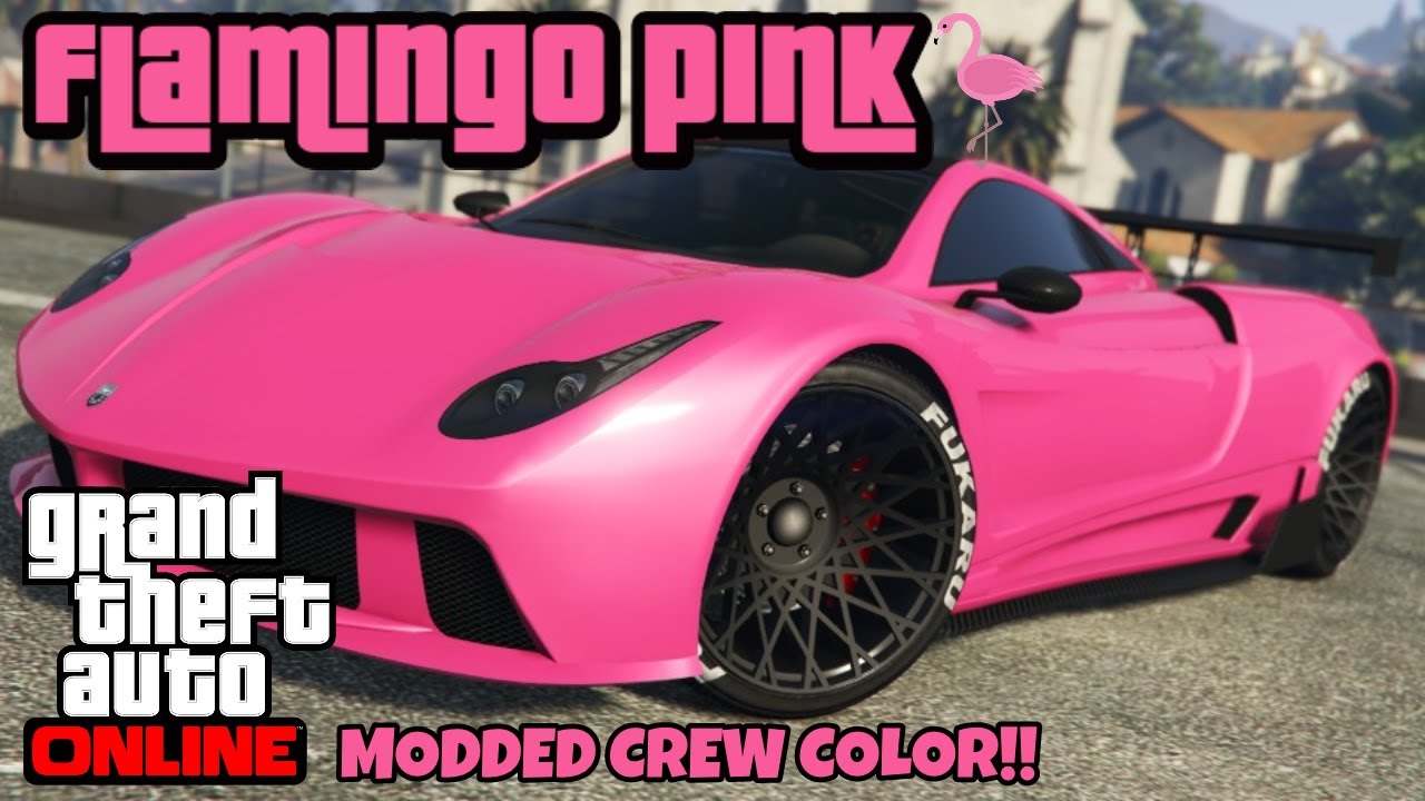 FLAMINGO PINK Modded CREW Color HEX CODE GTA ONLINE YouTube flamingo-pink-modded-crew-color-hex-code-gta-online-youtube